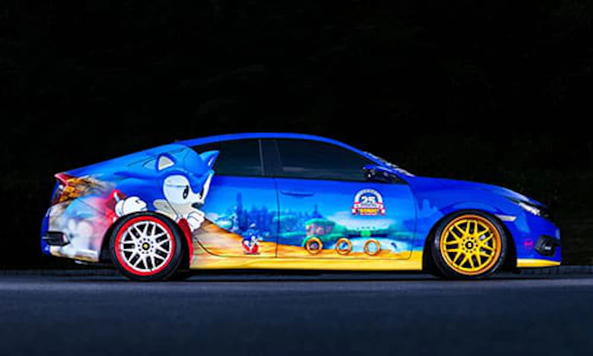 US body shop brings 90’s hero ‘Sonic the Hedgehog’ to life | Collision ...