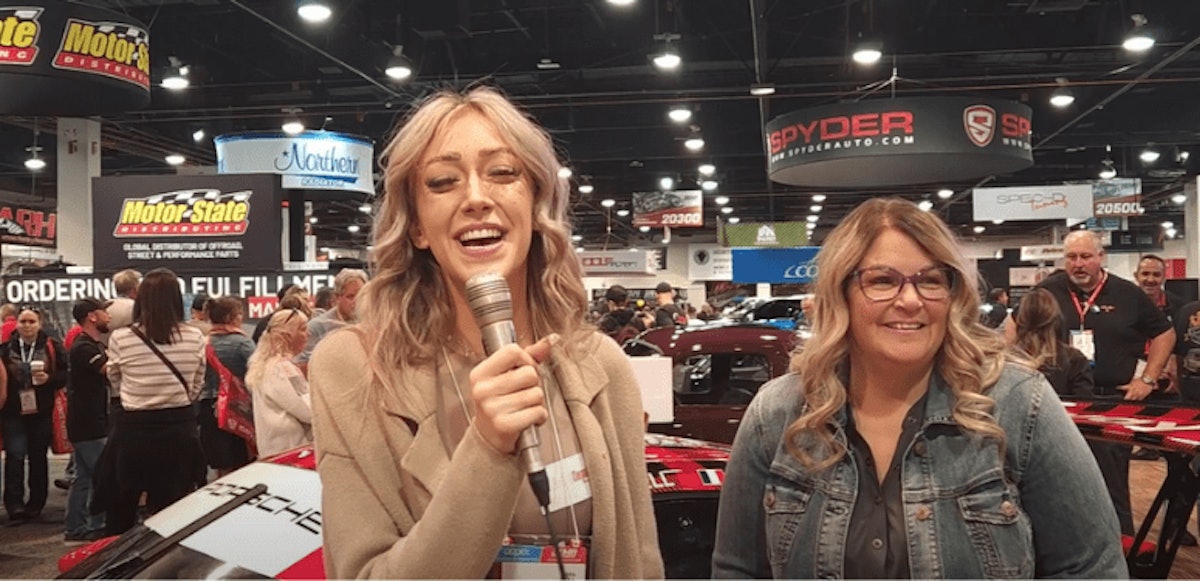 Chit Chats at SEMA: BASF booth showcases Porsche 911 GT3R with a ...