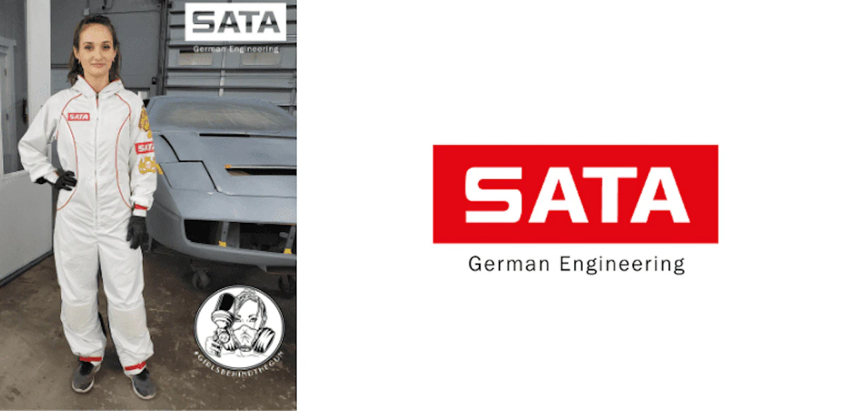 No More Tape, Ladies: SATA highlights paint suit specifically designed ...