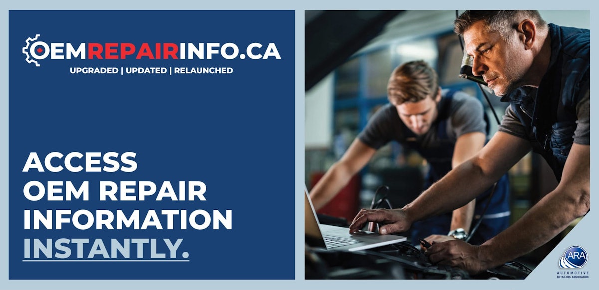 Canadian OEM Automotive Repair Portal Relaunches with Comprehensive ...