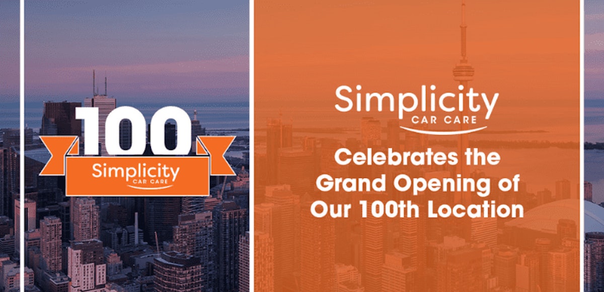 Here’s to 100: Simplicity Car Care celebrates opening of 100th location ...