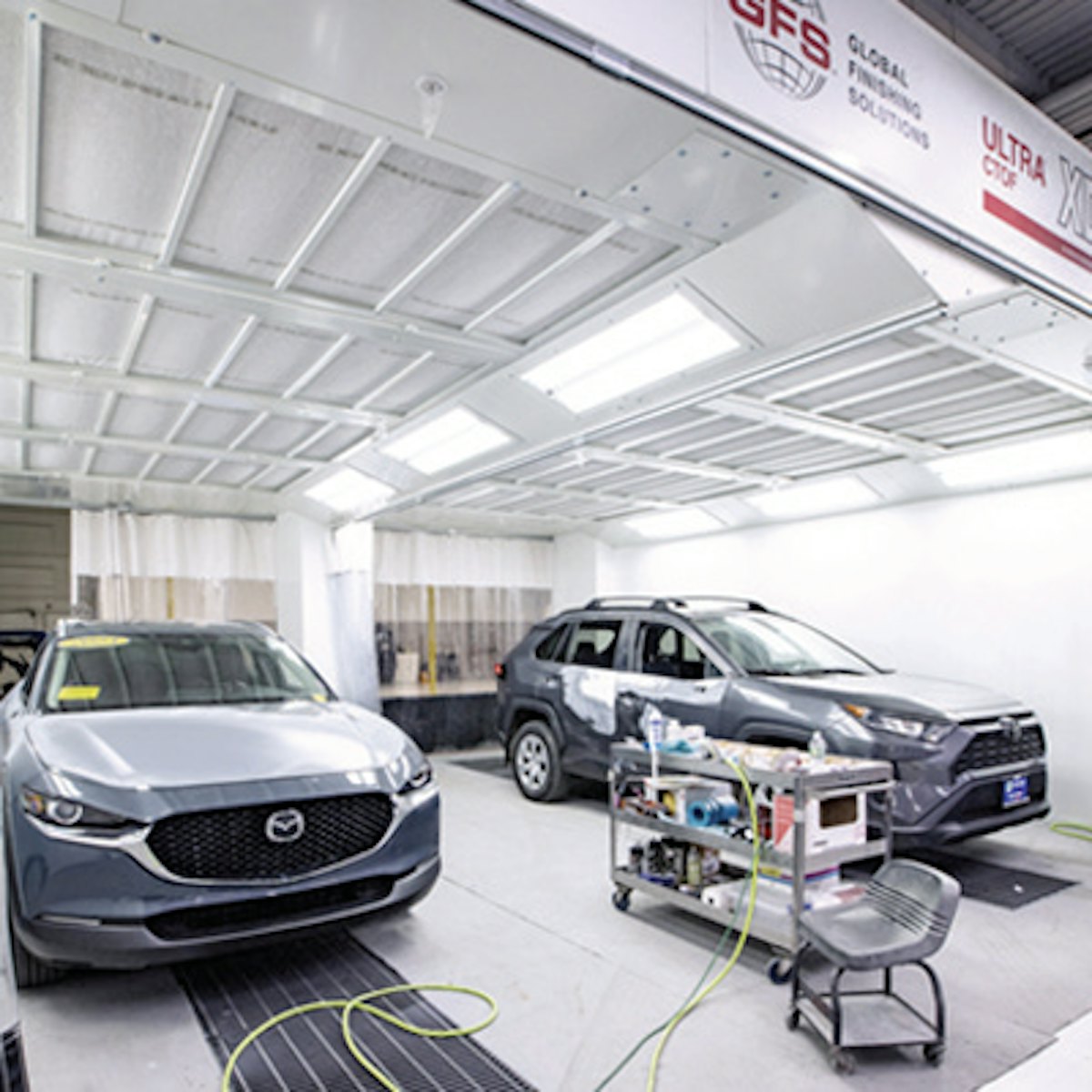 Closed-Top Open-Front (CTOF) Booths From: Global Finishing Solutions ...