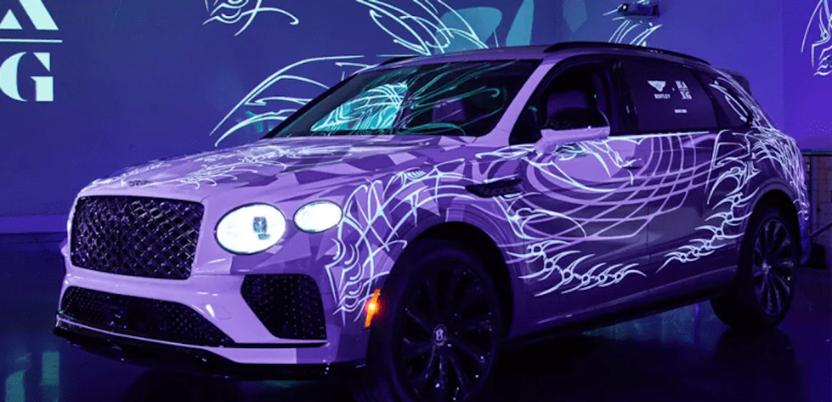 An Ultraviolet Outline: Bentley designs car wrap that’s only visible ...