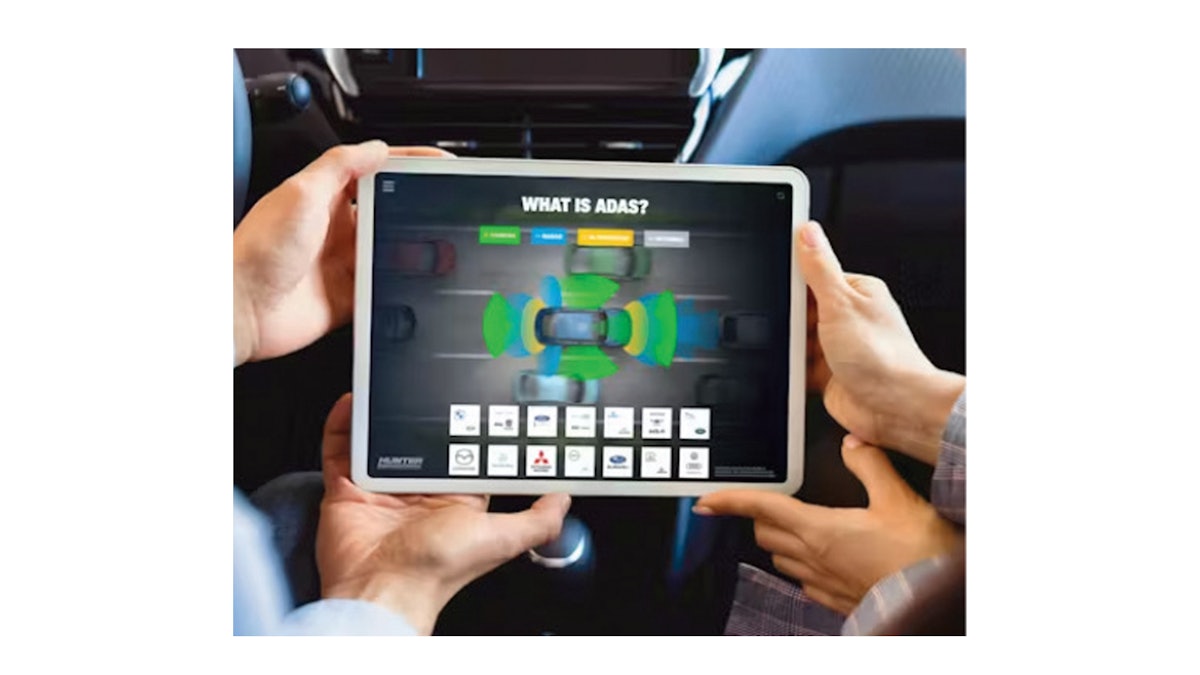 Hunter ADAS Learning Tool From: Hunter Engineering Company | Collision ...