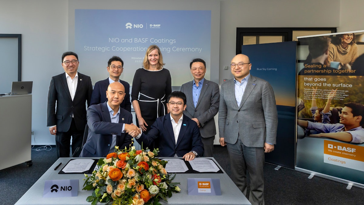 Electrified Coatings Connections: BASF announces partnership with NIO ...